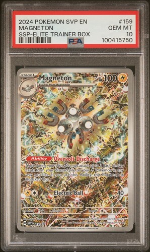 PSA 10 Magneton SSP SURGING SPARKS #159 2024 SVP Black Star Promo 100415750 | eBay