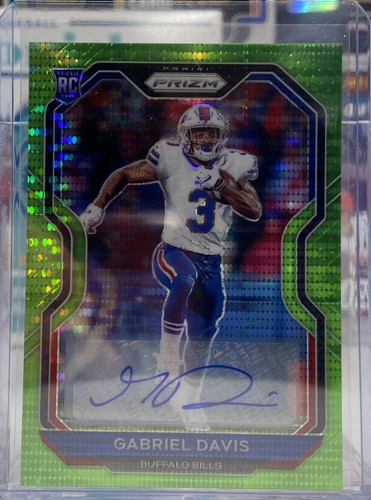 2020 Panini Prizm Green Pulsar #312 Gabriel Davis Auto Autograph RC ...