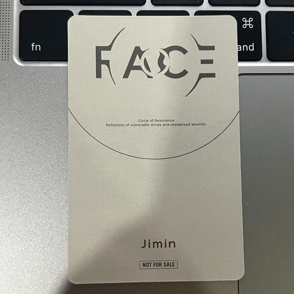 BTS Jimin FACE solo album Japan Fun Club Limited Lucky Draw Official ...