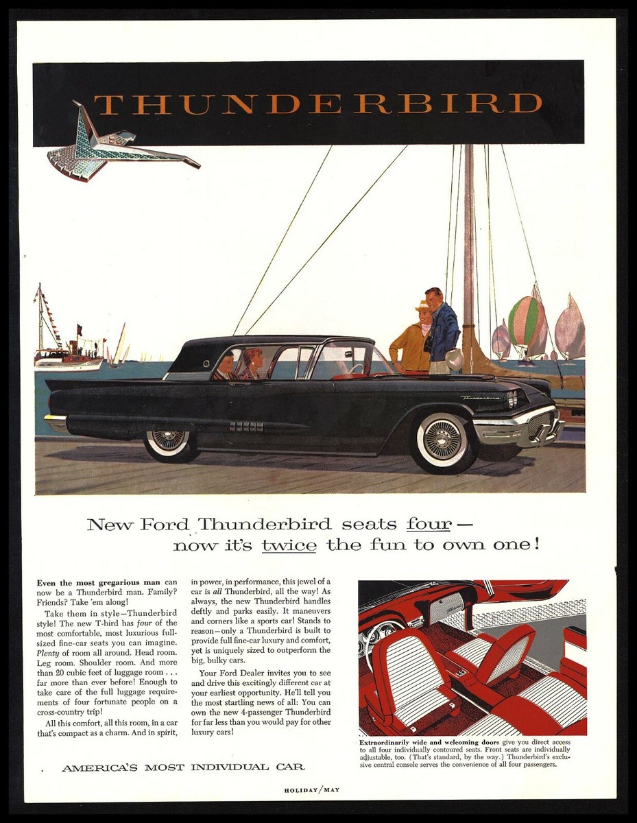 1958 Ford Thunderbird Interior