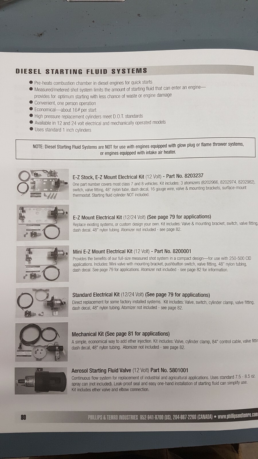 Zerostart 820-3970 Diesel Starting Fluid Ether System | eBay
