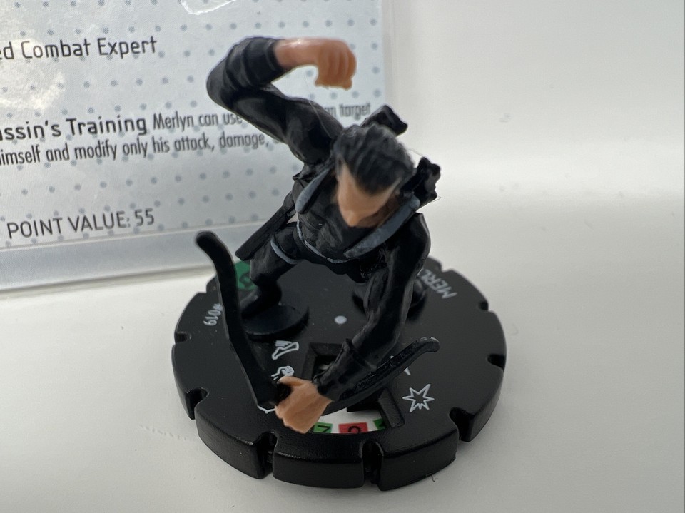 Merlyn #019 DC Heroclix Justice League set Uncommon with card 2007 | eBay