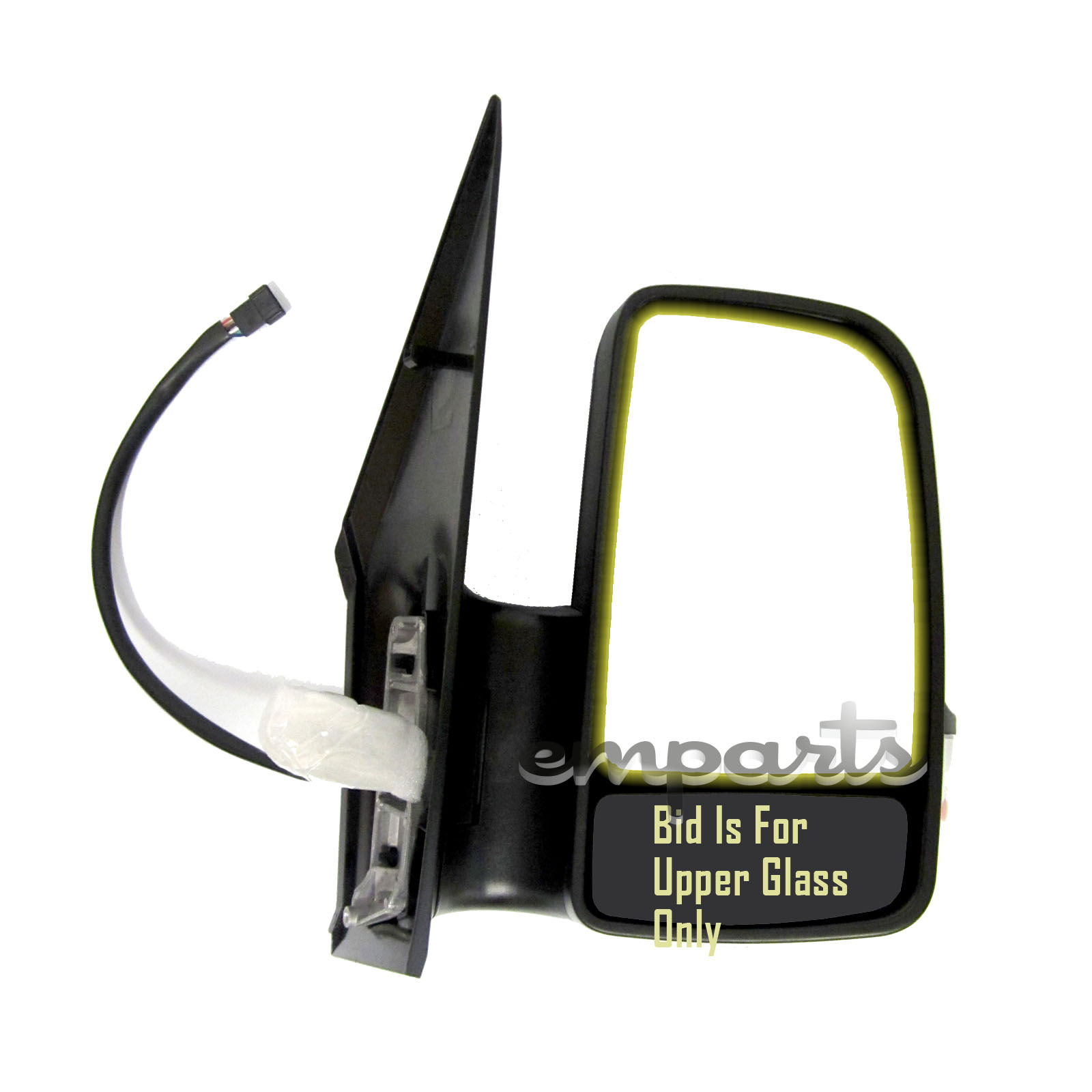 For Mercedes Sprinter Wing Mirror Upper Large Glass PUSH Right O/S 2006 ...