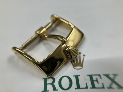 genuine product 16mm Rolex buckle leather belt leather belt ROLEX crown ...