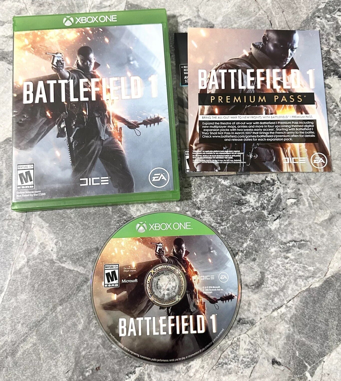 Battlefield 1 (Xbox One, 2016) Complete 14633368659 | eBay
