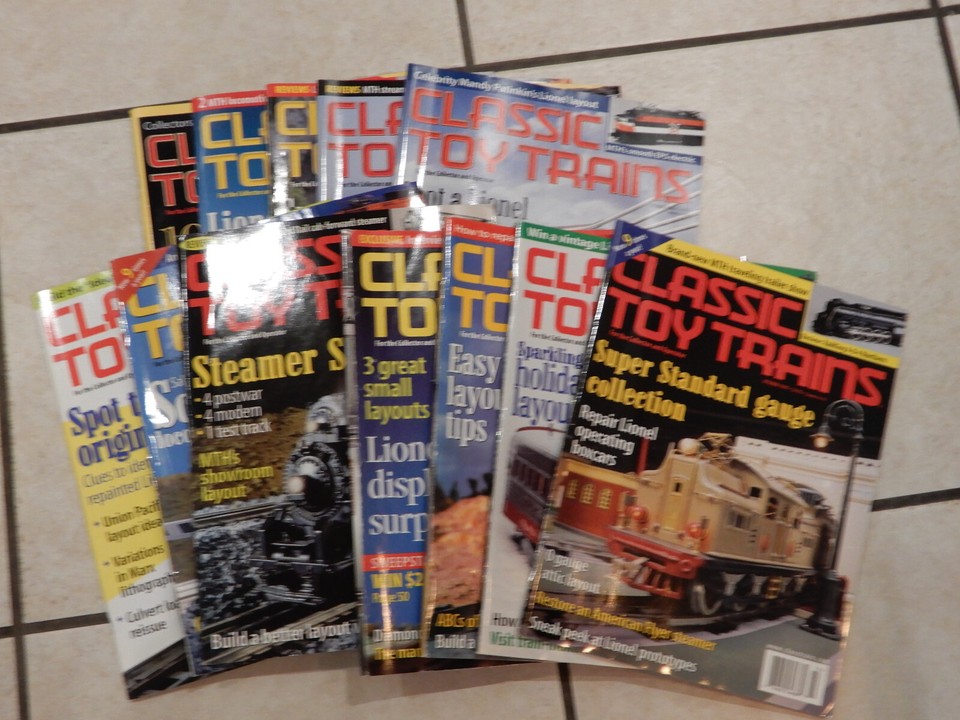 Classic Toy Trains 1999 & 2000 - 12 Issues | eBay