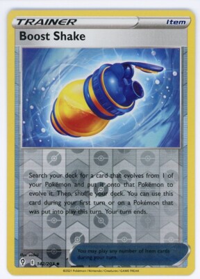 Pokemon Boost Shake 142/203 Reverse Holo Uncommon Evolving Skies NM/MT ...