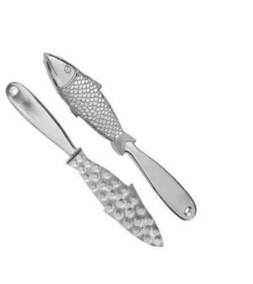 Fish Scaler Strong Aluminium Descaler - Scale Remover 22.5cm Kitchen ...