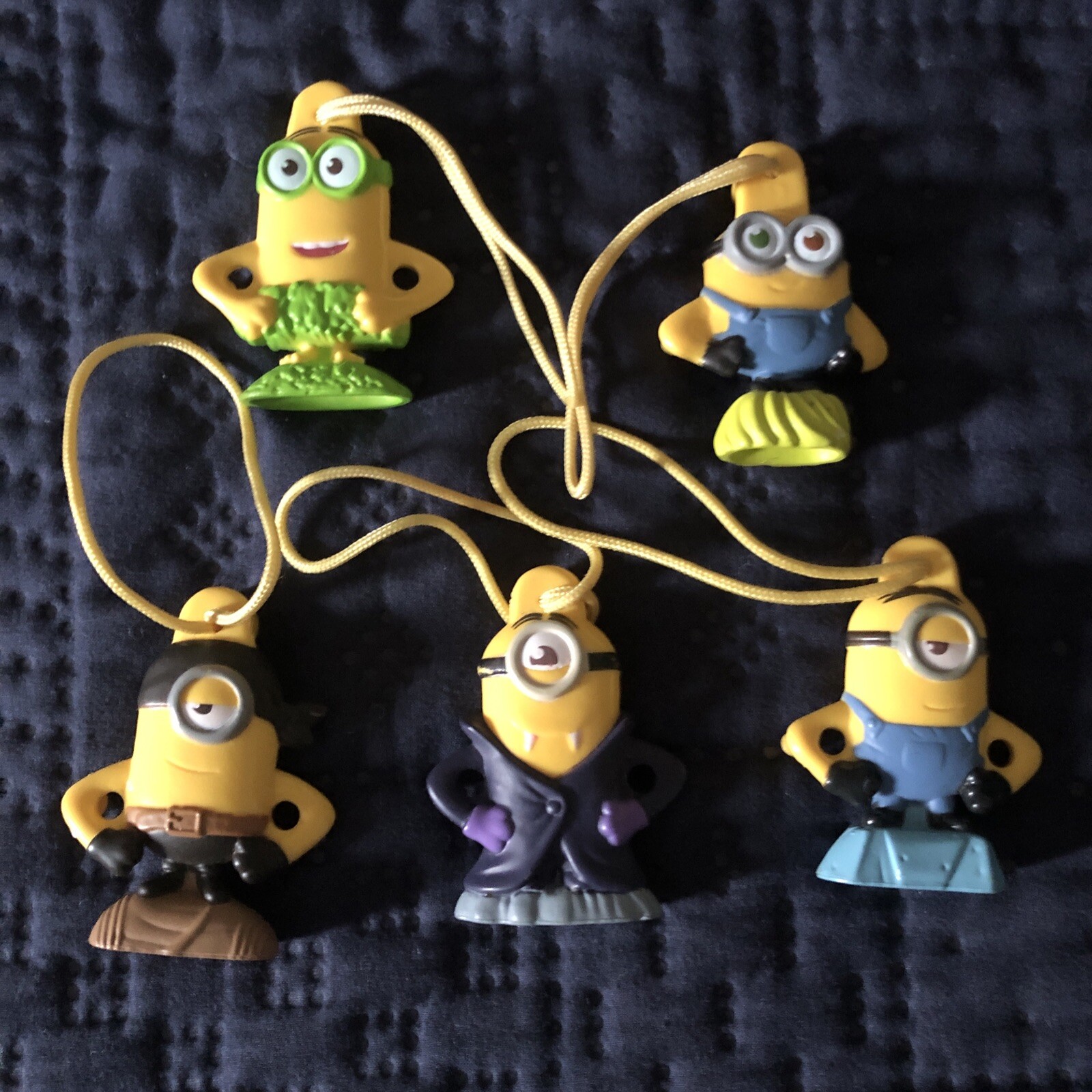 5 Despicable Me Minion Hanging Toy General Mills Cereal Ornaments Lot ...