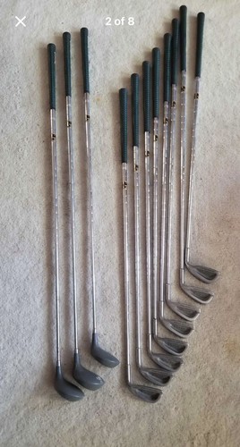 SPALDING Molitor Plus Golf Club 11 Pc Set. (7 Irons, 3 Drivers + P ...