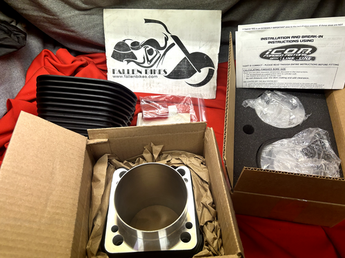 Harley M8 Revolution Performance RP201-608W Big Bore Black Cylinder Kit ...