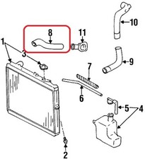 254113A700 Kia Hoseradiator upr 254113A700 Genuine OEM Part for sale ...