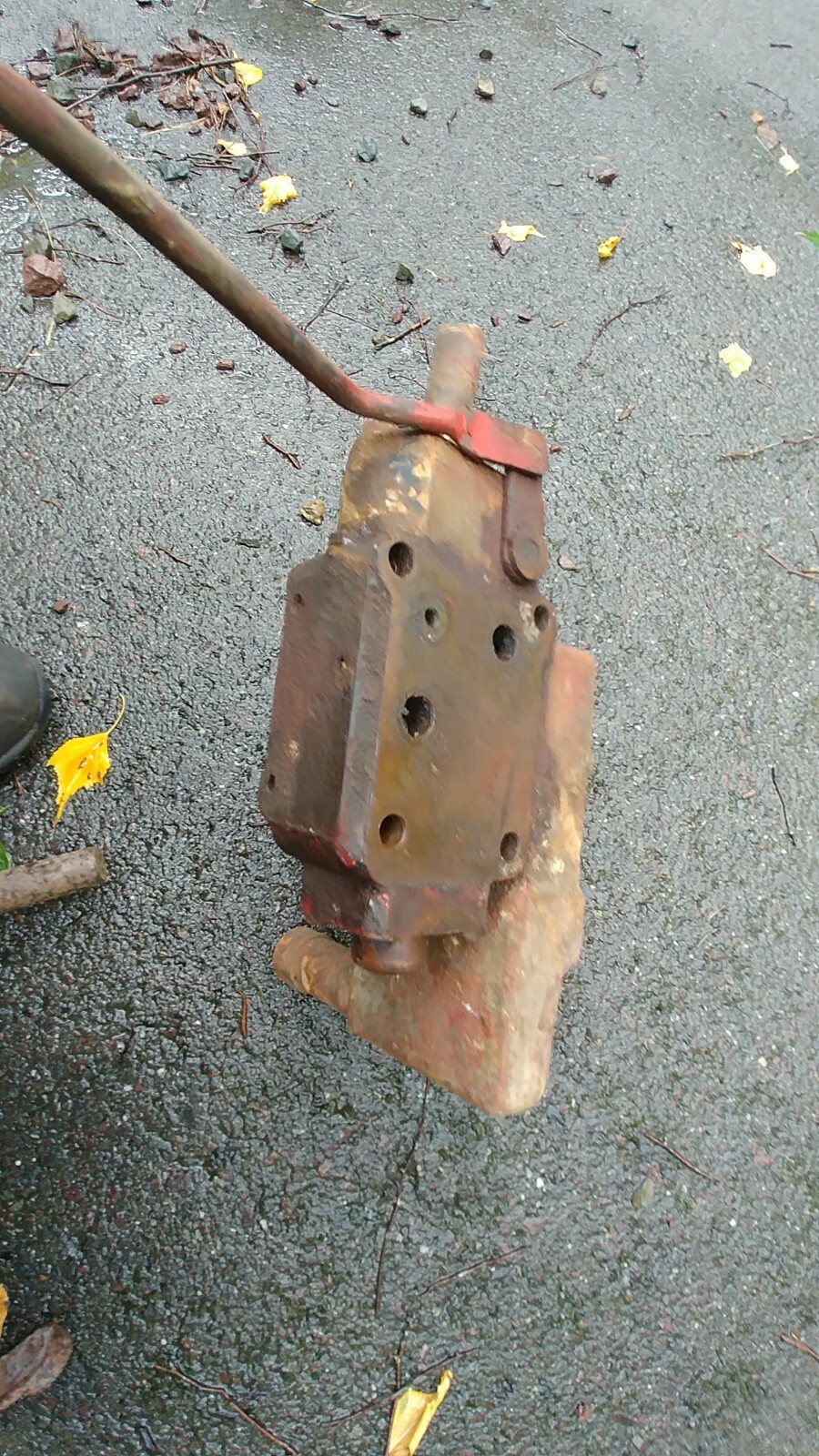 Farmall 300 400 350 450 460 560 Tractor IH hydraulic valve port block ...