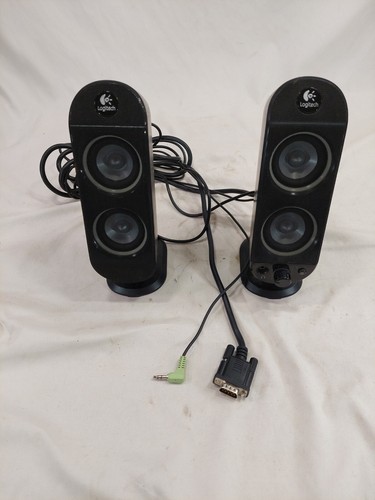 Logitech X-230 Computer SPEAKERS ONLY, Pair (Main Control Speaker) | eBay