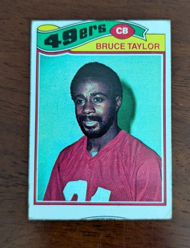 1977 Topps Football Card POOR CONDITION (see photo) - Bruce Taylor ...