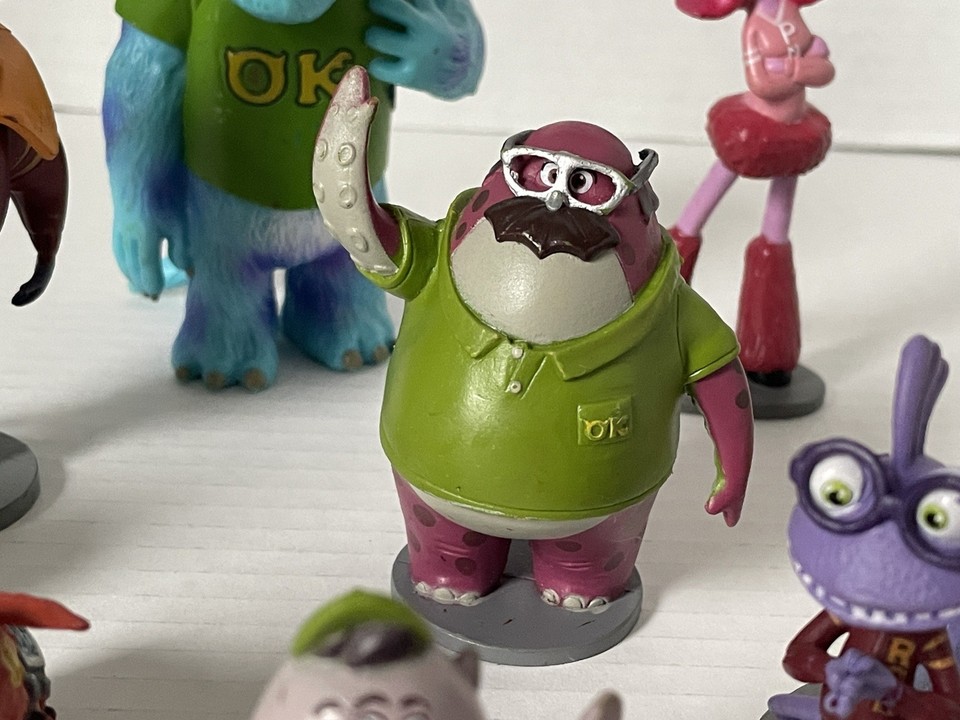 Monsters University Monsters Inc. Lot of 9 Figures Disney Pixar MU ...