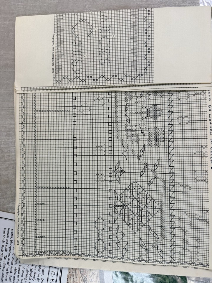 The Examplarery Sampler Collection FRANCES CANBY SAMPLER Cross Stitch ...