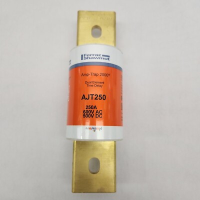FERRAZ SHAWMUT AMP-TRAP 2000 DUAL ELEMENT TIME DELAY AJT250 | eBay