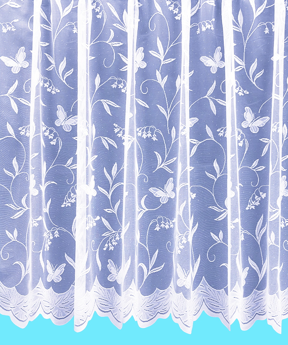 Meadow Pattern Net Curtains With Butterflies - Free Postage - Sold By ...