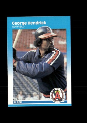 1987 Fleer - George Hendrick #82 | eBay