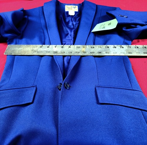 Reed Hill Ladies Saddleseat Day Coat Royal Blue Polyester 10 | eBay