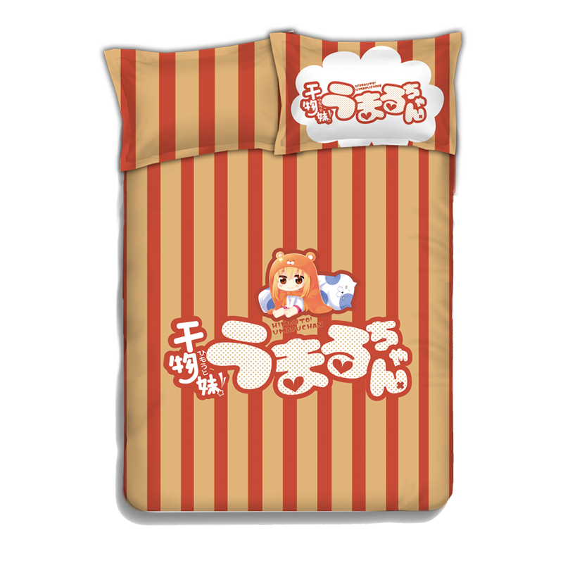 Anime himono-onna Doma Umaru Bed Sheet Quilt Cover Bedding Full Set 59 ...