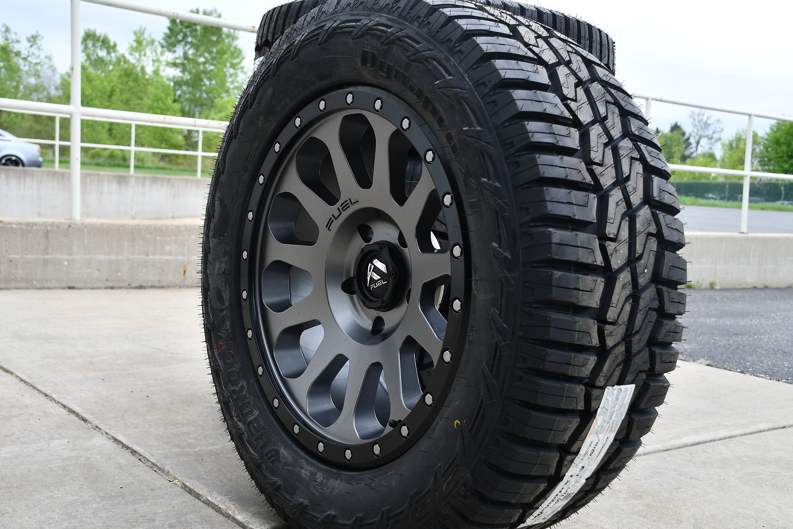 Set 4 Fuel D601 Vector 18x9 8x6.5 Gun Metal Black Bead Ring Wheels 18 ...