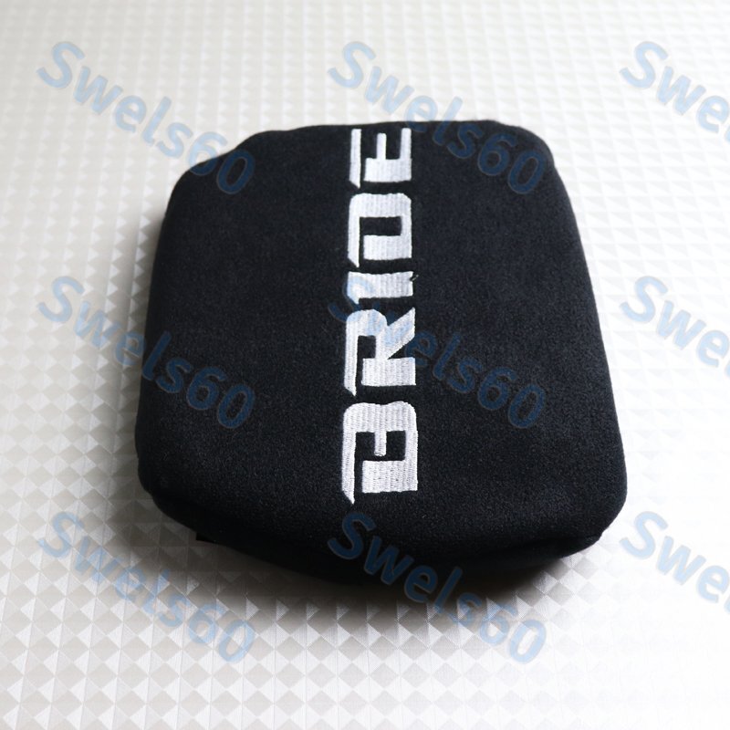 Black Tuning Pad For Head Rest Cushion Bucket Seat Racing JDM BRIDE ...