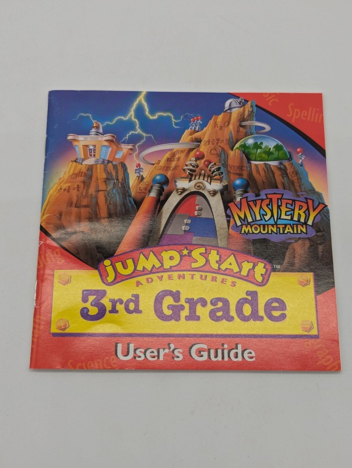 Jump Start Adventure 3rd Grade Mystery Mountain Users Guide CD Windows ...