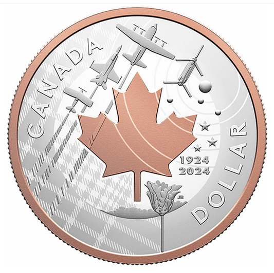 2024 CANADA RCAF Air Force centennial Fine silver proof set with ...