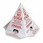 No Stack Pallet Cones - Red/White Tri-Lingual (Pallet Cones) 8x8x10 ...