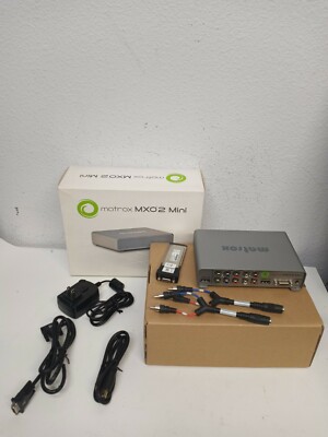 Matrox MXO2 Mini - A/V Breakout Box with Express/34 Laptop Host Card ...