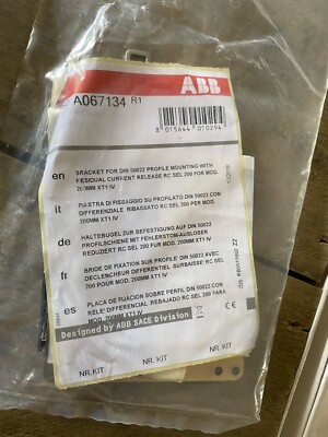 Xt1 1sda067134r1 Abb Kit Din50022 Xt1 + Rc Sel 200 Plate Din | eBay UK