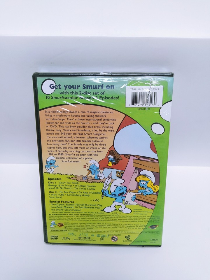 The Smurfs: A Magical Smurf Adventure (DVD 2-Disc Set) OOP RARE BRAND ...