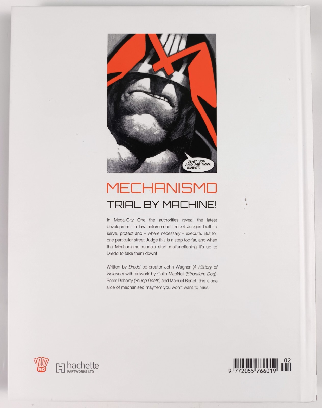 JUDGE DREDD MEGA COLLECTION #24 MECHANISMO. HC HACHETTE. VERY GOOD ...