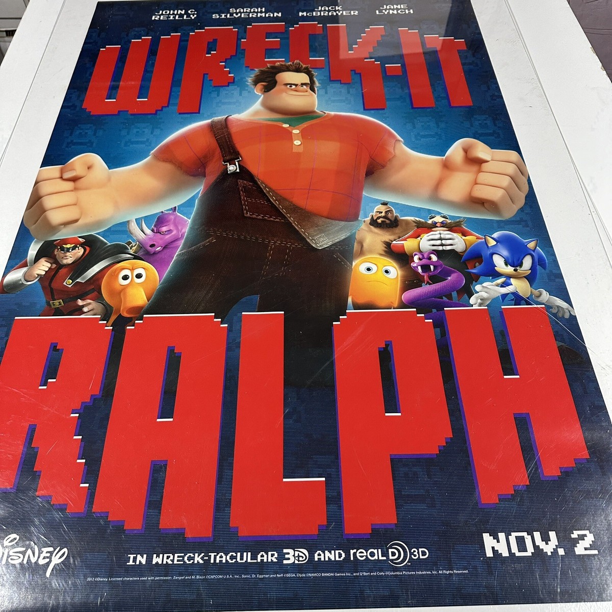 Wreck It Ralph Sonic Poster Sonic On Wreck It Ralph By TailsFox45
