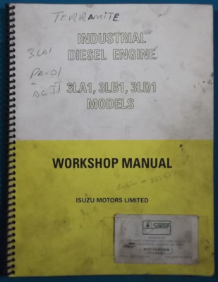 ISUZU 3LA1 3LB1 3LD1 INDUSTRIAL ENGINES SERVICE SHOP REPAIR WORKSHOP ...