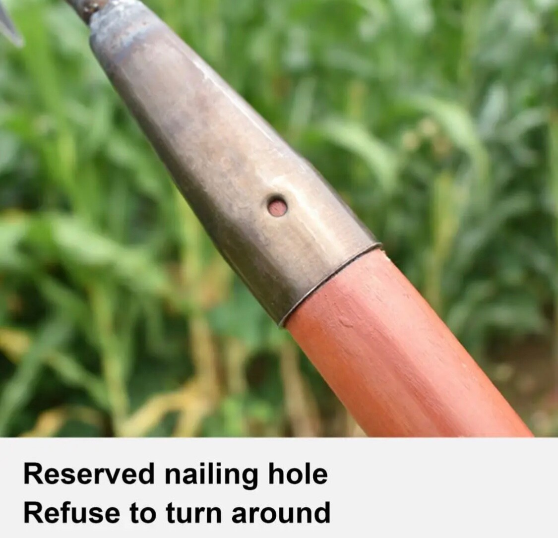 Iron Gardening Hoe Weeding Rake Agricultural Tools Grasping Raking ...