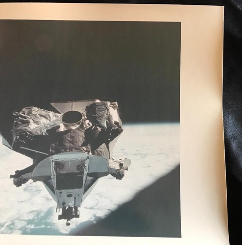 NASA Apollo 9 Photo Lunar Module Spider ascent Red Number, “A Kodak ...