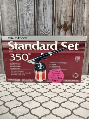 Badger 350 Standard Set Airbrush Kit w/ Propel Can – New in Box | eBay