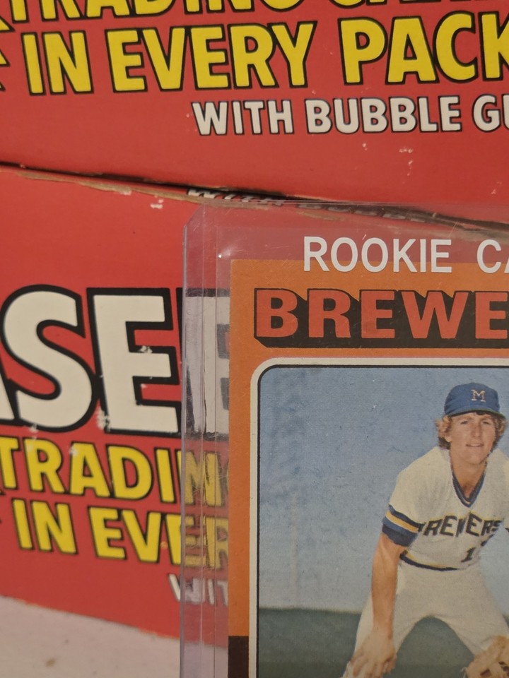 Robin Yount RC 1975 Topps ROOKIE Card #223 EX Nice! Milwaukee Brewers ...