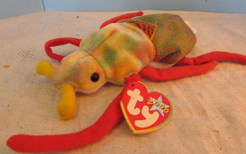 TY Beanie Babies Baby plush insect bug beetle "scurry" w/Tag 2000 | eBay
