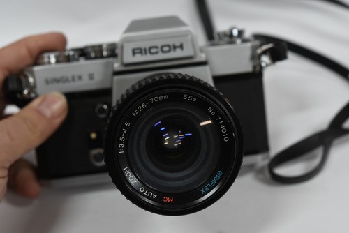 Ricoh Singlex II 35mm SLR Camera with Graflex 28-70mm Lens - ???Light ...