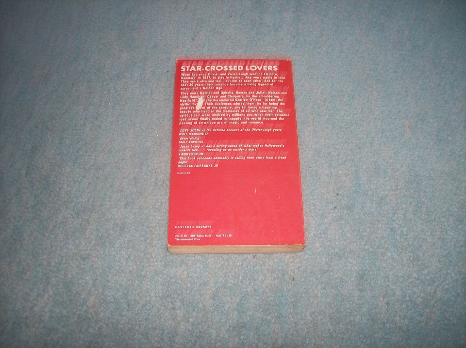 Love Scene: Laurence Olivier and Vivien Leigh by Jesse Lasky, Pat ...