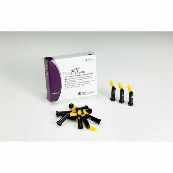 VERICOM DenFil Light-Cured Hybrid Composite Resin 0.25 x 20 Capsule Pkg ...