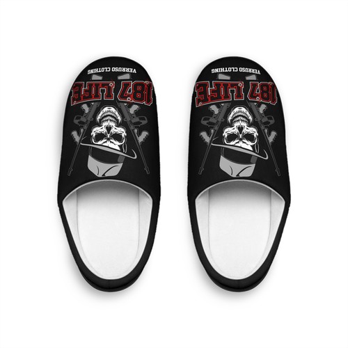 187 Life skull Men's Indoor Slippers | eBay
