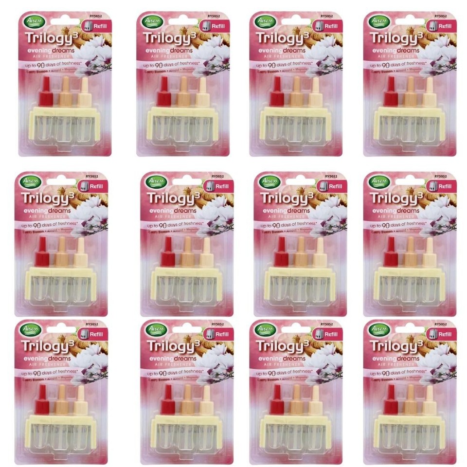 12 Packs 3Volution Plug In Refills Ambi Pur Machine Compatible Air ...