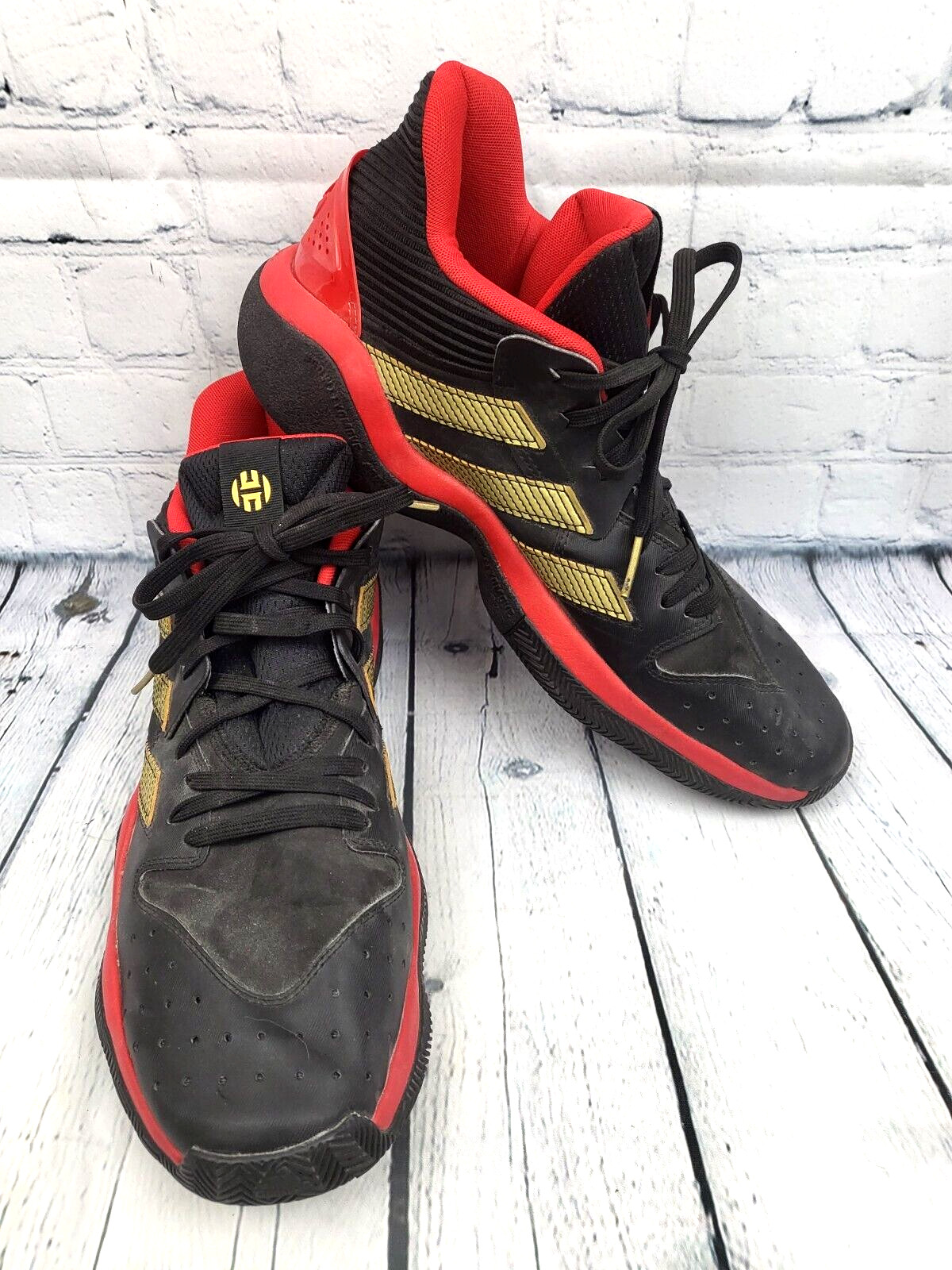 Men's Adidas Harden Step back Basketball Shoes Black … - Gem