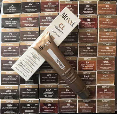 Aloxxi Tones Demi-Permanent Hair Color 2oz tube 1:2 No Ammonia (Pick ...