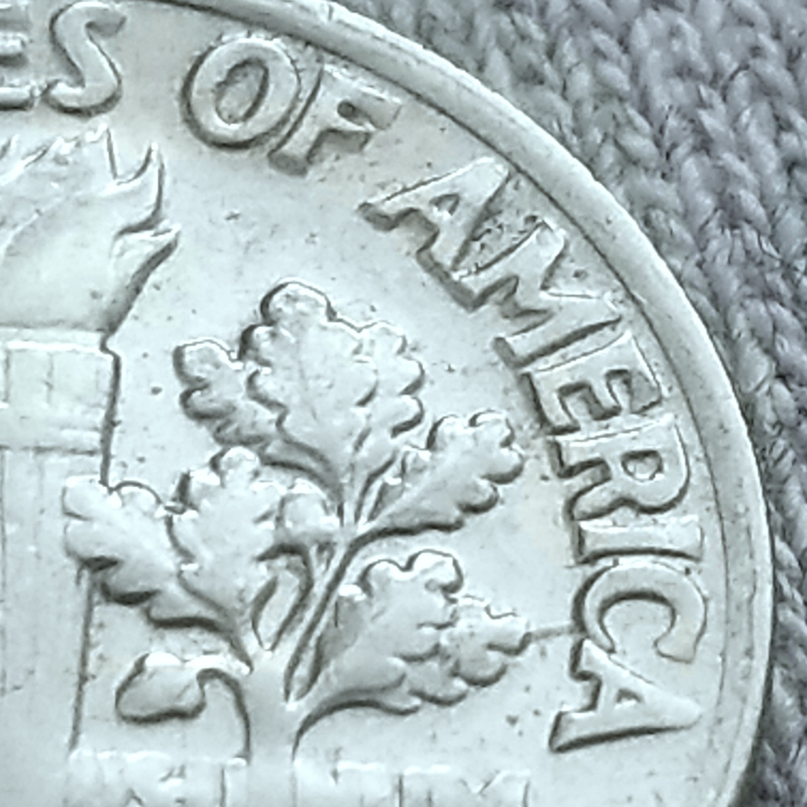 1985 D Roosevelt Dime 10c Strike Errors Broadstrike error Fade Fat ...